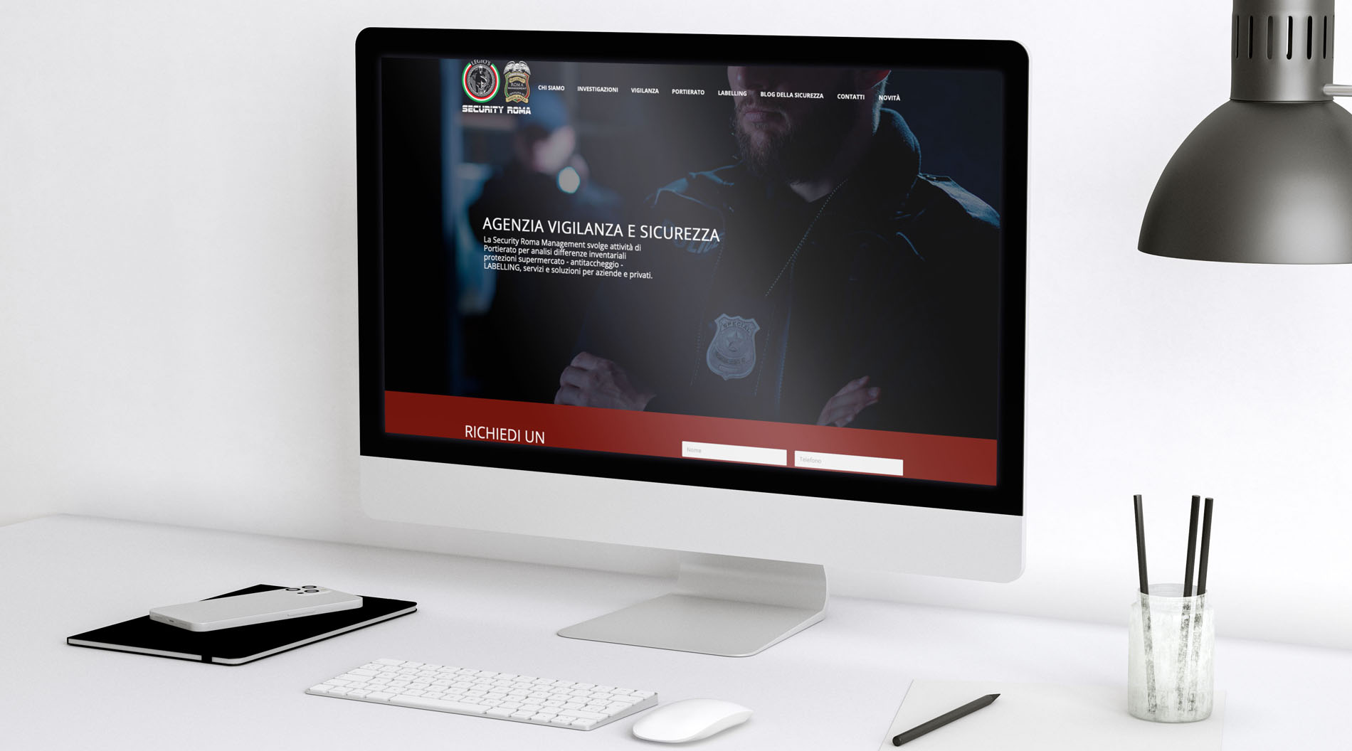 Sito Security Roma Management | Mattia Ceccaroni - Full Stack Developer ...