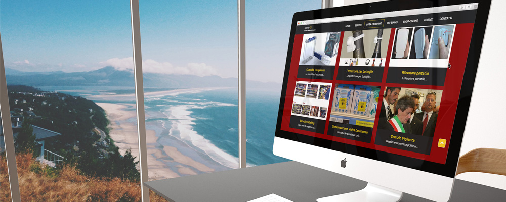 Sito Security Roma Management | Mattia Ceccaroni - Web and Graphic Designer